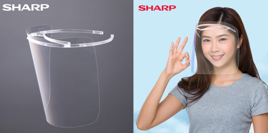 SHARP Face Shield เทคโนโลยีใหม่ล่าสุด ป้องกันเชื้อโรค ลดการเกิดฝ้า ช่วย ...