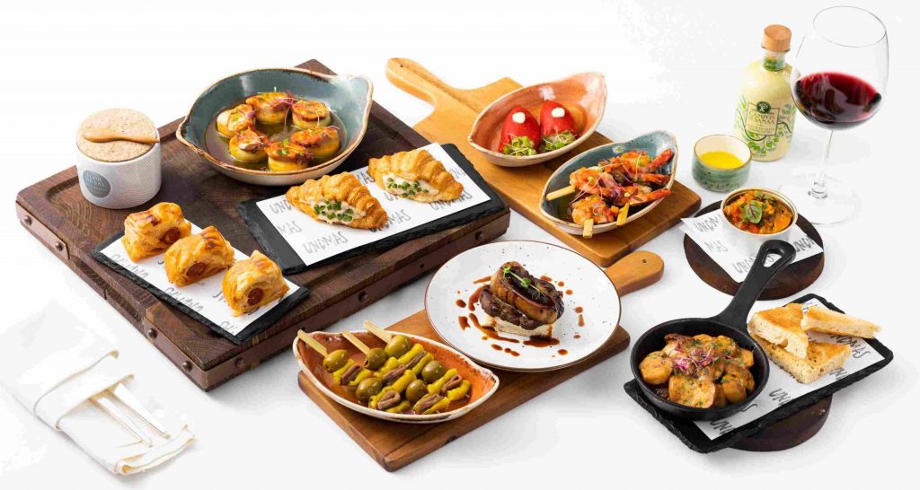 Pintxos ทาปาสสไตล์สเปน 1 ความอร่อยที่ไม่ควรพลาด ณ ห้องอาหารอูโนมาส ...