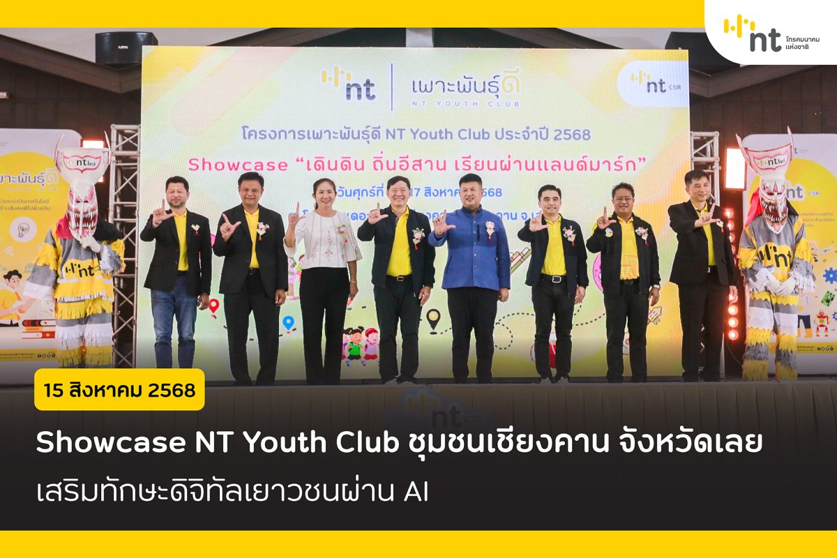 Showcase NT Youth Club ชุมชนเชียงคาน จ.เลย เสริมทักษะดิจิทัลเยาวชนผ่าน ...