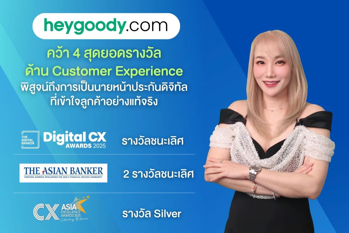 “heygoody.com” คว้า 4 สุดยอดรางวัลด้าน Customer Experience พิสูจน์ถึง ...