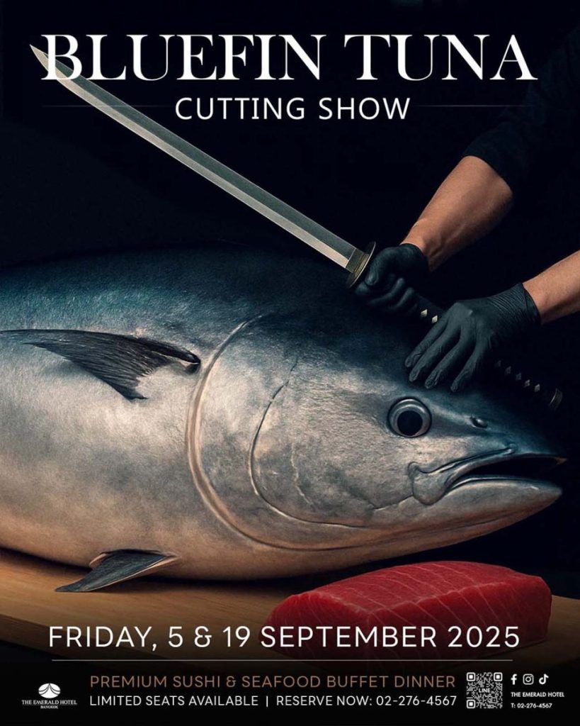 Bluefin Tuna Cutting Show at the Emerald Hotel | ThaiPR.NET